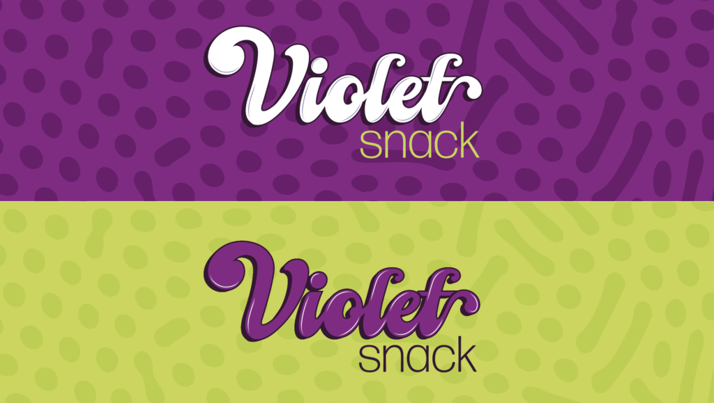 Branding Violet Snack - AVENESS Graphic Design Studio - 2023